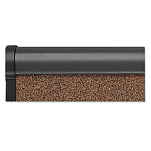 Quartet B247G Prestige Bulletin Board, Graphite-Blend Cork, 72 x 48-Inches