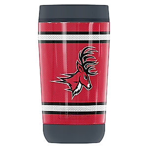 THERMOS Fairfield University OFFICIAL Jersey Stripes GUARDIAN COLLECTION Stainless Steel Travel Tumbler, Vacuum insulated & Double Wall, 12 oz.
