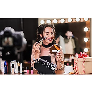 CEFRECO Coffin Brush Holder - Gothic Wooden Makeup Organizer for Vanity - Spooky Halloween Decor for Bathroom, Living Room or Bedroom - Witchy Gifts for Women -Black - 11x6x4 Inches