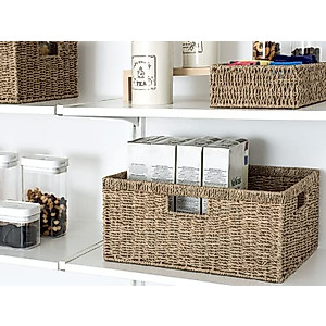 StorageWorks Seagrass Storage Baskets