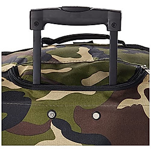 Rockland Rolling Duffel Bag, Camouflage, 22-Inch