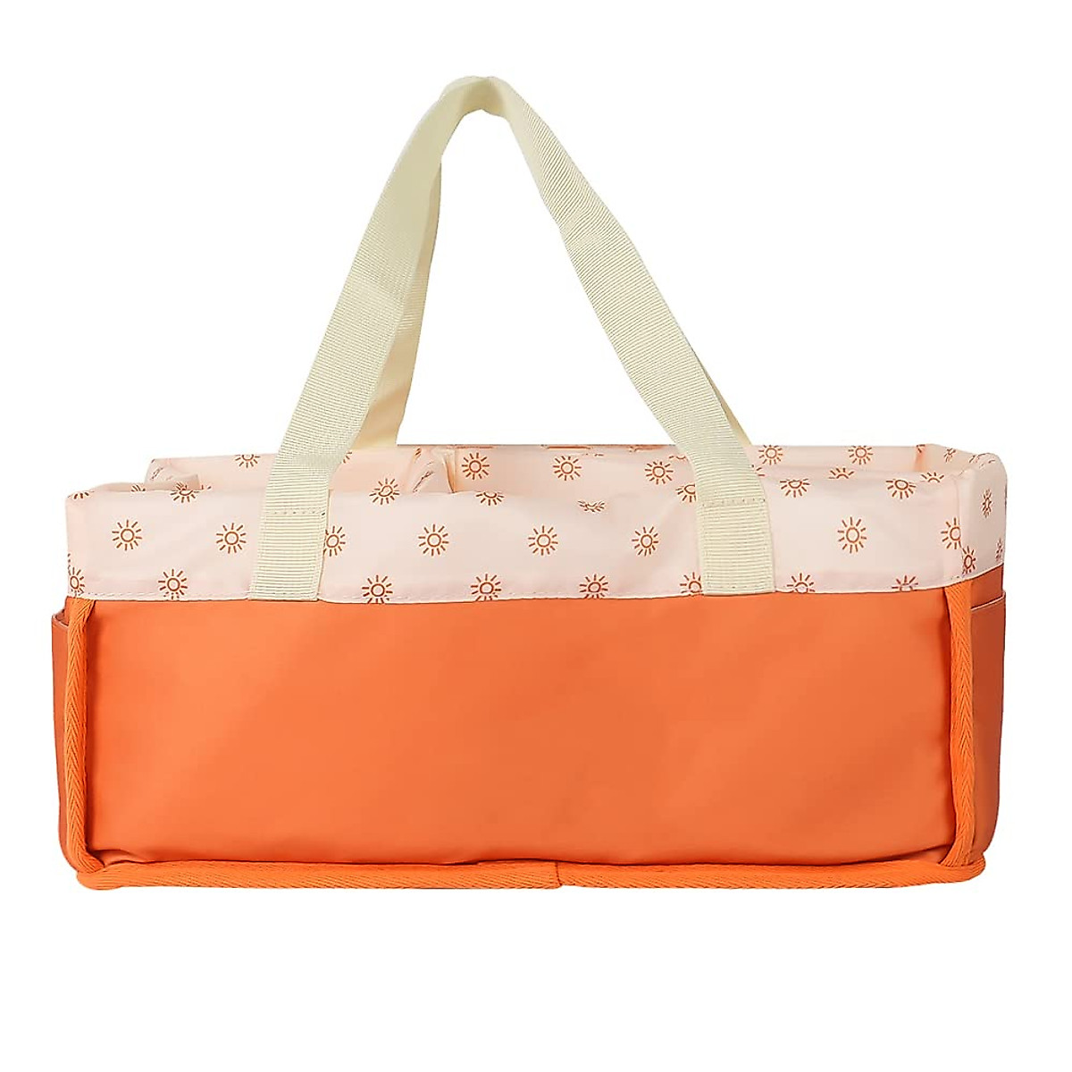 MOMIGO Baby Diaper Caddy Organizer - Portable Nursery Storage Basket for Diapers and Baby Wipes, Diaper Stacker Car Organizer, newborn nursery Gift