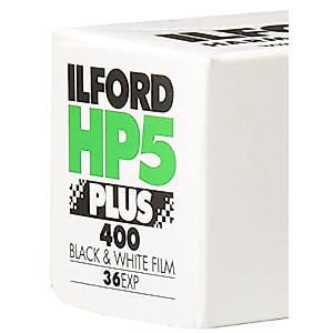 Ilford 1574577 HP5 Plus, Black and White Print Film, 35 mm, ISO 400, 36 Exposures
