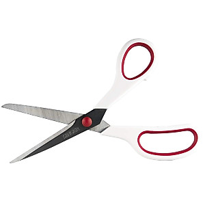 SINGER 3404 Scissors, 1-Pack, Red & White