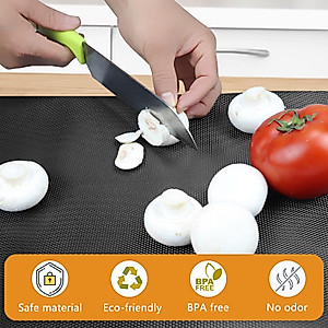 Shelf Liner Kitchen Drawer Mats, Non Adhesive EVA Material Refrigerator Liners with Waterproof Durable Fridge Table Place Mats for Cupboard, Cabinet, Drawer Liner-Black-11.8 inch * 78.7 inch