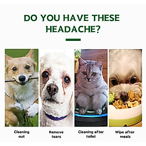 My Turf Unscented Dog Wipes – 100 pcs Pet Wipes for Paw Face Ears and Butt – Cat & Dog Wipes Cleaning – Kitten and Puppy Grooming Bath Wipes 6x8 Inch