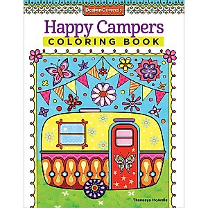 Design Originals - Happy Campers Coloring Book