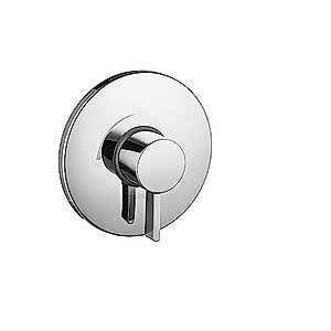 hansgrohe Ecostat Modern 1-Handle 7-Inch Wide Shower Valve Chrome, 04233000 Pressure Balance Trim, 6.75 x 6.75 x 3.00