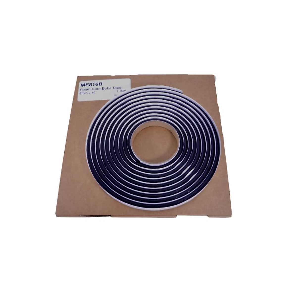 8mm x 16' Round Foam Core Butyl Tape Roll Auto Glass Adhesive 6 Pack