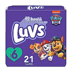 Luvs with Ultra Leak Guards Diapers, Size 6, 21 Count