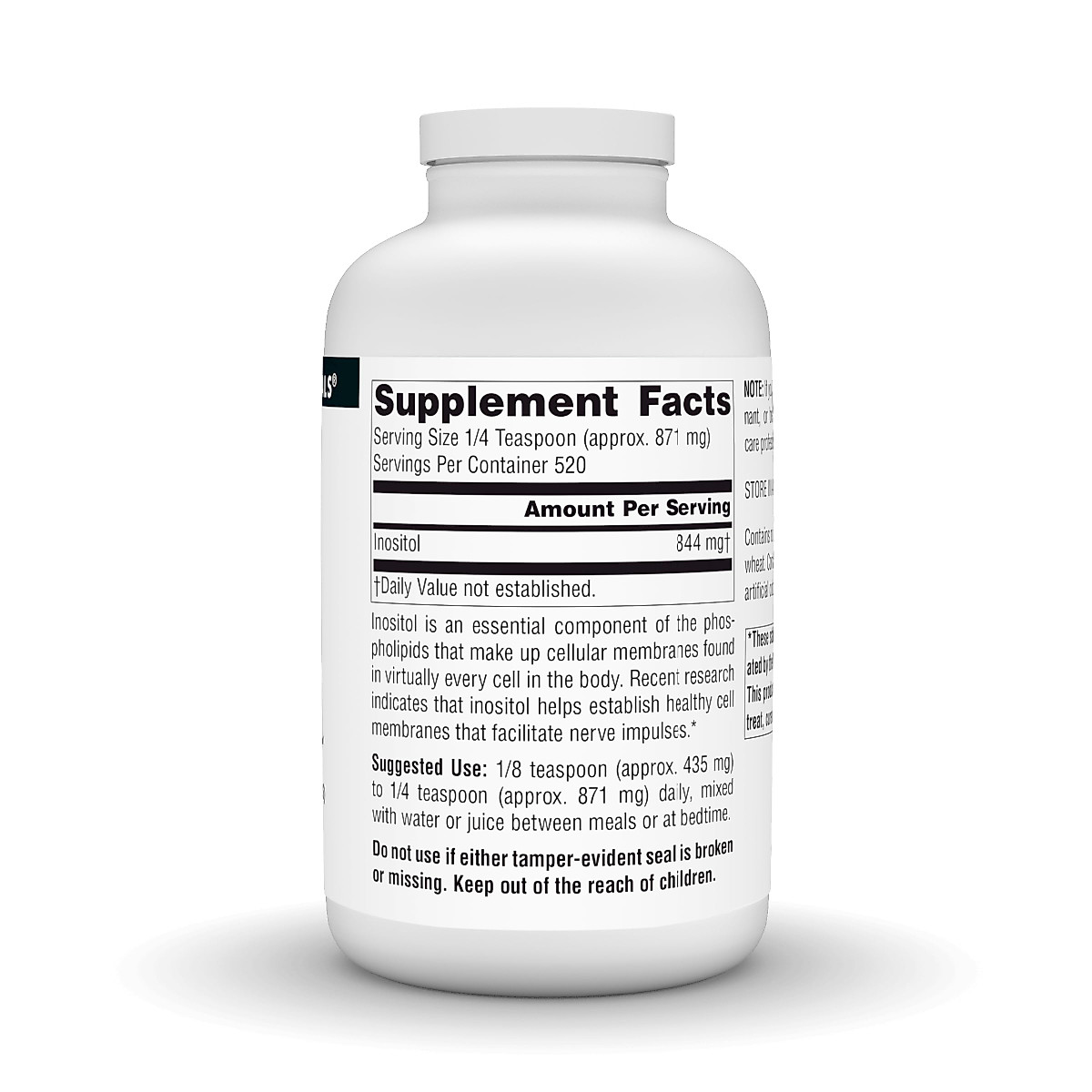 Source Naturals Pure Inositol, Dietary Supplement - 16 oz POWDER