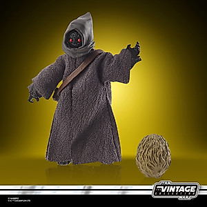 STAR WARS The Vintage Collection Offworld Jawa (Arvala-7) Toy, 3.75-Inch-Scale The Mandalorian Figure, Toys for Kids Ages 4 and Up,F1894