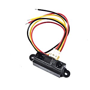 Comimark 1Pcs GP2Y0A21YK0F Sharp IR Analog Distance Sensor Distance 10-80CM Cable for Arduino