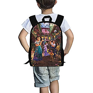 Kids Cartoon School Backpack Large Capacity Laptop Backpacks Lightweight Bookbag 3D Printed Casual School Bag