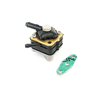 Fuel Pump with Gasket - Compatible with Johnson Evinrude Outboard Motor - Pre 1993 6hp, 9.9hp, 15hp Models - Replaces Part 395091, 397839, 18 7350, 397274, 391638