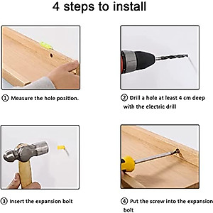 Long Floating Shelf 36 Inch Natural Wood Shelves Set of 2, Rustic Display Books Picture Ledge Shelf for Wall Mounted, Natural Solid Oak Wood Shelf, Easy to Install, Natural Color, 36 *4 *1.5