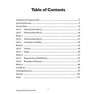 Singapore Math Level 4A 5th Grade Math Workbooks, Singapore Math Grade 5, Whole Numbers, Angles, and Fractions Workbook, 5th Grade Math Classroom or Homeschool Curriculum