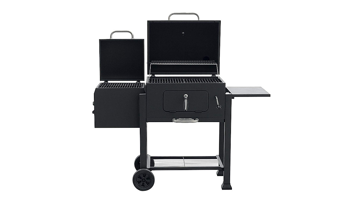 Landmann 560212 Charcoal Grill with Offset Smoker