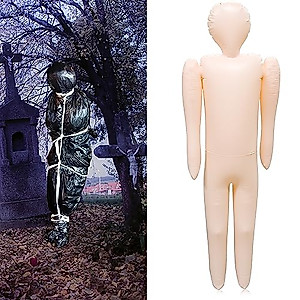 Full Size Inflatable Body Mannequin, Dead Body Halloween Prop Halloween Yard Decorations, Inflatable Dummy Dead Body Prop to Dress Up & Costume Display for Halloween Inflatables Outdoor Decorations