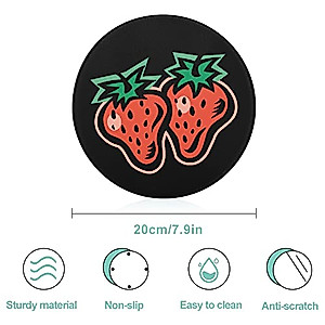 Strawberry Cutting Board Tempered Glass Chopping Board for Kitchen Hotel