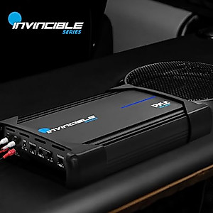Pyle 9” Class AB Mosfet Amplifier - Invincible Series Monoblock Amp, 1 Channel 2000 Watts Max, Mosfet PWM Power Supply, High-Current Dual Discrete Drive Stages, Advanced Protection Circuitry