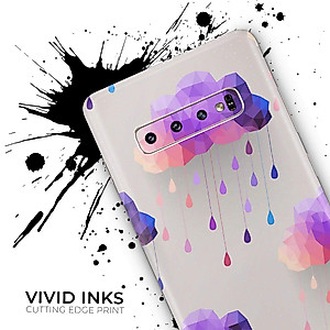 DesignSkinz Geometric Rain Clouds Protective Vinyl Decal Wrap Skin Cover Compatible with The Samsung Galaxy S20 (Screen Trim & Back Glass Skin)