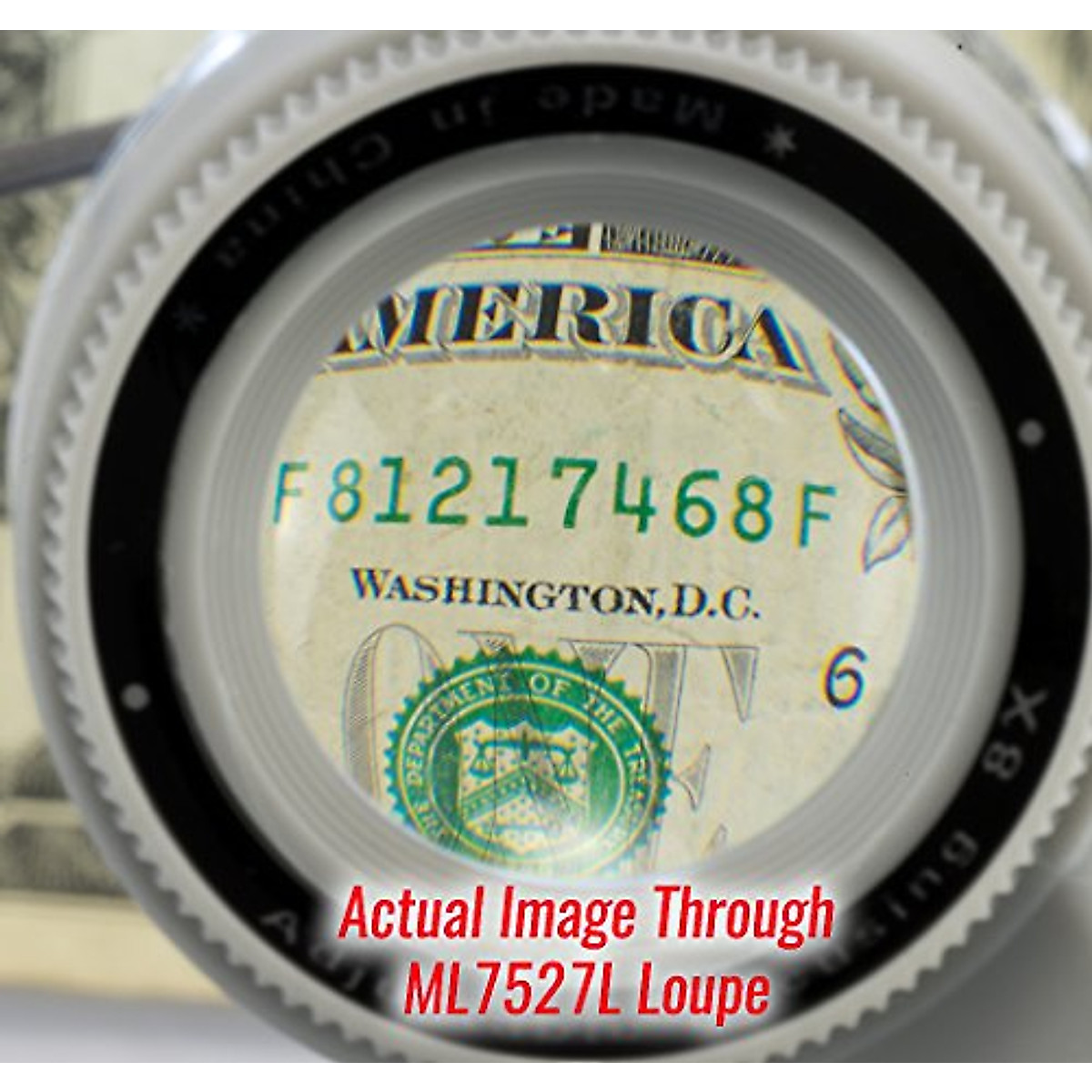 SE ML7527L Illuminated Adjustable-Focus Loupe with 8X Magnification