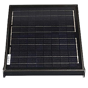 Natural Light Gable Mounted Solar Attic Fan - 32 Watts - 2200 sq. ft.