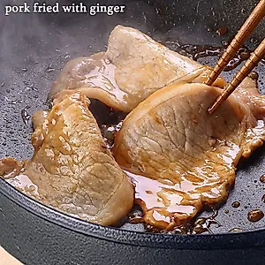 TIKUSAN Japanese Cast Iron Hot Pot Sukiyaki Nabe Pan Made in Japan (10.2" (26cm))