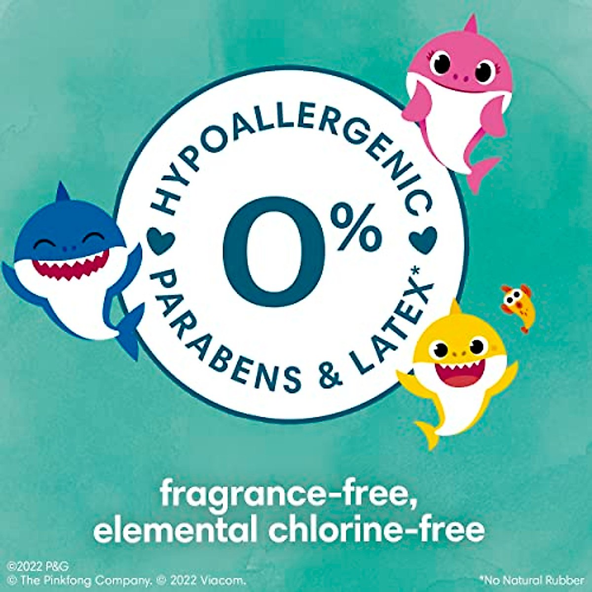 Pampers Pure Protection Training Underwear, Baby Shark, Size 4 2T-3T, 100 Count