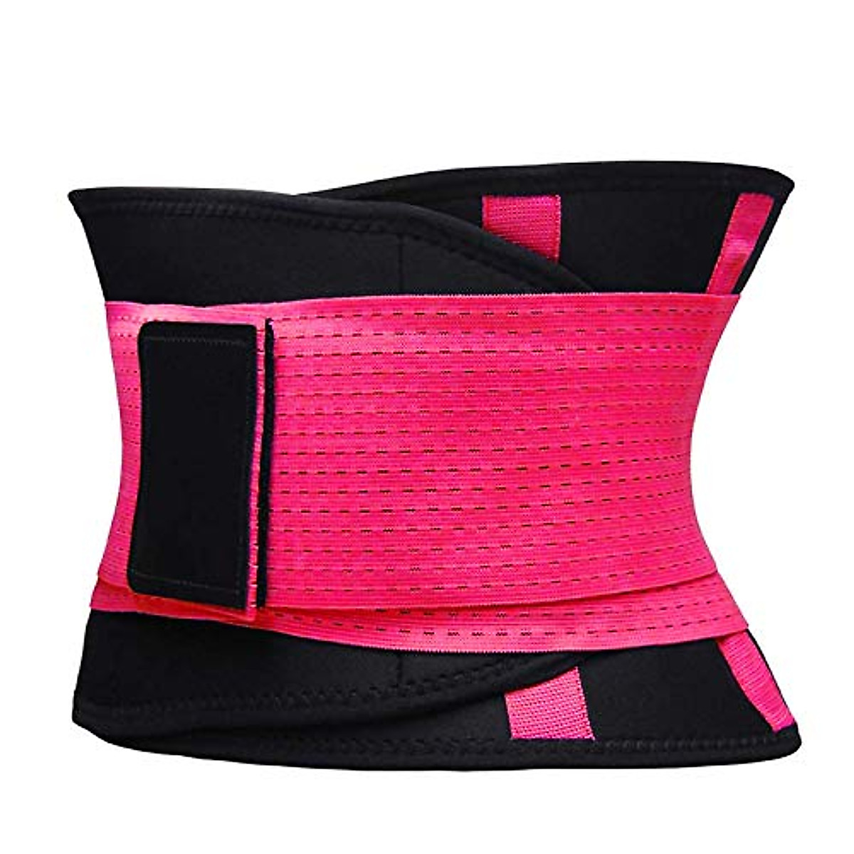 VENUZOR Waist Trainer Belt for Women - Waist Cincher Trimmer - Slimming Body Shaper Belt - Sport Girdle Belt (UP Graded)(Hot Pink,Medium)