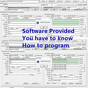 LTE WCDMA ICCID SIM USIM 4G Secure Card Reader Writer Programmer with ...