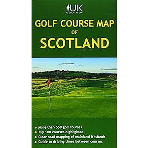 Golf Course Map of Scotland