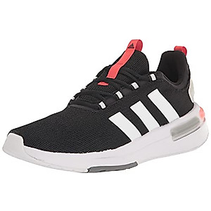 adidas Men's Racer TR23 Sneaker, Black/White/Grey, 8.5
