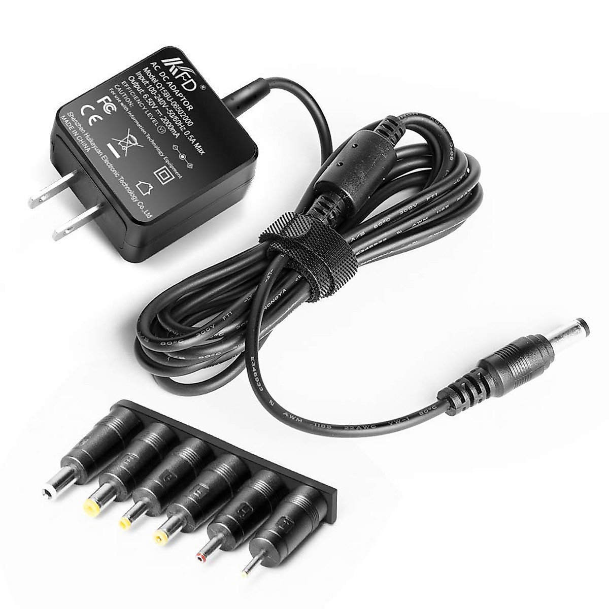 KFD 6V Universal Adapter for AT&T Vtech Cordless Phone DC6V (NOT AC6V),ProForm Elliptical,Fisher Price Baby Swing,Blood Pressure Monitor,Ride On Car Toys Charger Speaker Routers Scales 6V Power Supply