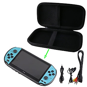 WERJIA Hard Carrying Case Compatible with RG406H Retro Handheld Game Console/LKTINA Handheld Game Console 4.3 inch/5.1 inch