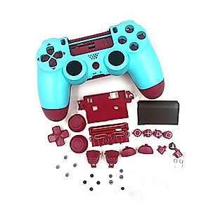 LICHIFIT Gamepad Shell DIY Controller Housing Case Cover for PS4 Controller Skin Replacement