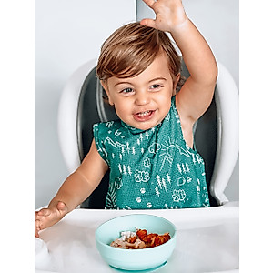 BapronBaby Pine Forest Bapron - No Neck Tie Safer Bib for Baby & Toddler - Soft Waterproof Stain Resistant - Machine Washable - Sz Preschool 3-5yrs