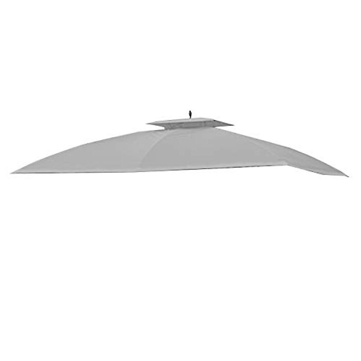 Garden Winds Replacement Canopy for The Sonoma Riviera Gazebo - Riplock 350 - Slate Gray