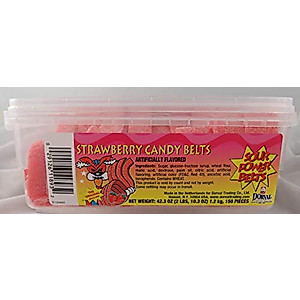 SOUR POWER Strawberry Belts, 42.3 Ounce