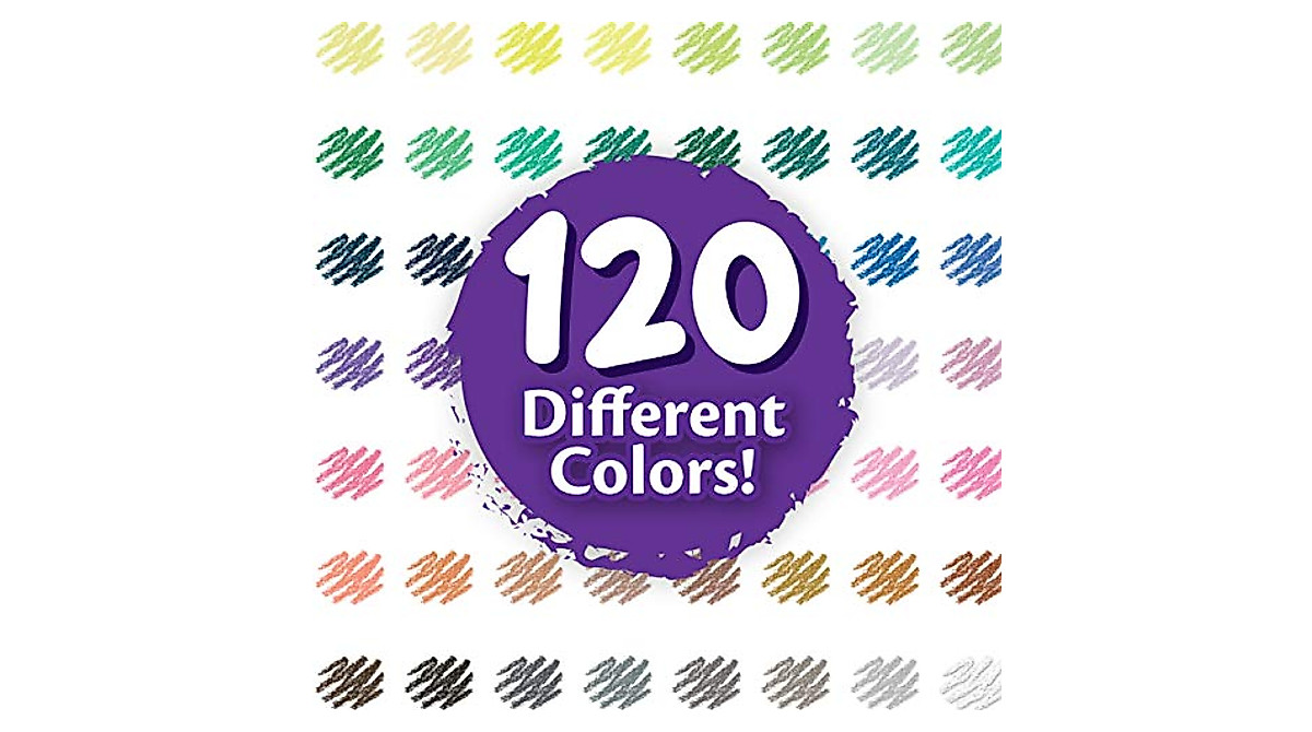 Crayola Colored Pencils Set (120ct) for Artists & Coloring Fans