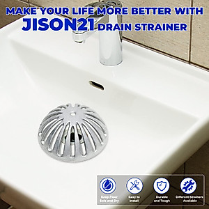 10 Pack Floor Sink Strainer Floor Drain Strainer Heavy Duty Aluminum Dome Sink Drain Strainer Floor Drain Cover for Kitchen, Bar, Outdoor Garden or Bath 5-1/4" Diameter x 2-1/4"H