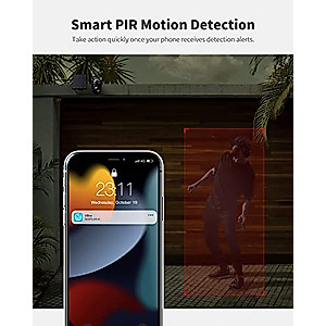 Ebitcam WiFi Security Cameras Wireless Outdoor, Solar Powered Pan tilt with PIR Motion Alert, 360° Overview, 2K Night Vision, Spotlight, Two Way Audio, Suports 2.4Ghz WiFi, SD&Cloud Storage for Home