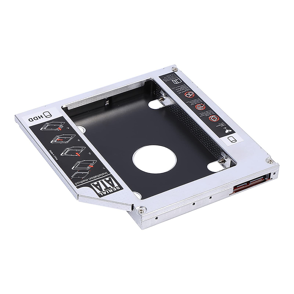 01 02 015 SSD Adapter, Durable 12.7mm Hard Drive Adapter Stable Interface for Computer for Laptop