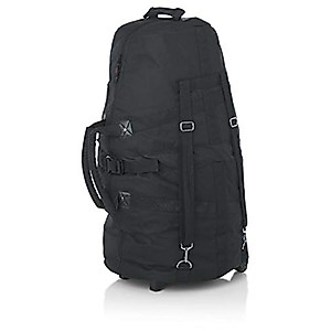 Gator Cases Protechtor Series Padded Conga Gig Bag with Adjustable Strap and Wheels; Fits most Standard Sized Conga's (GP-CONGA-W)