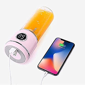 Water cup Electric juicer Blender Blender Blender Blender Food Processor Blender Blender Blender Blender Mini Portable Rechargeable Electric Juicer Can Squeeze Smoothie Juice Smoo ZJ666