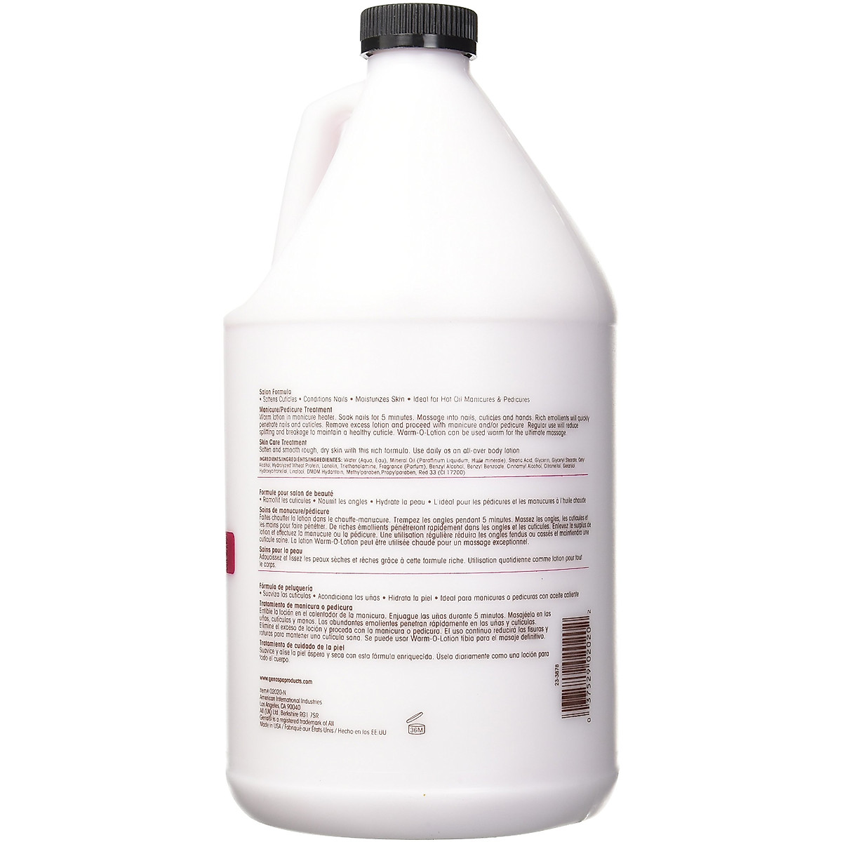 Gena Fresh Scent Warm O Lotion Gallon, 128 Fluid Ounce