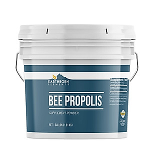 Earthborn Elements Bee Propolis, 1 Gallon Bucket, Pure & Natural, Bulk Size