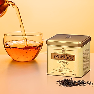 Twinings Earl Grey Loose Black Tea Tin, Flavored with Citrus and Bergamot, Caffeinated, 3.53 Ounce Tin (Pack of 3)