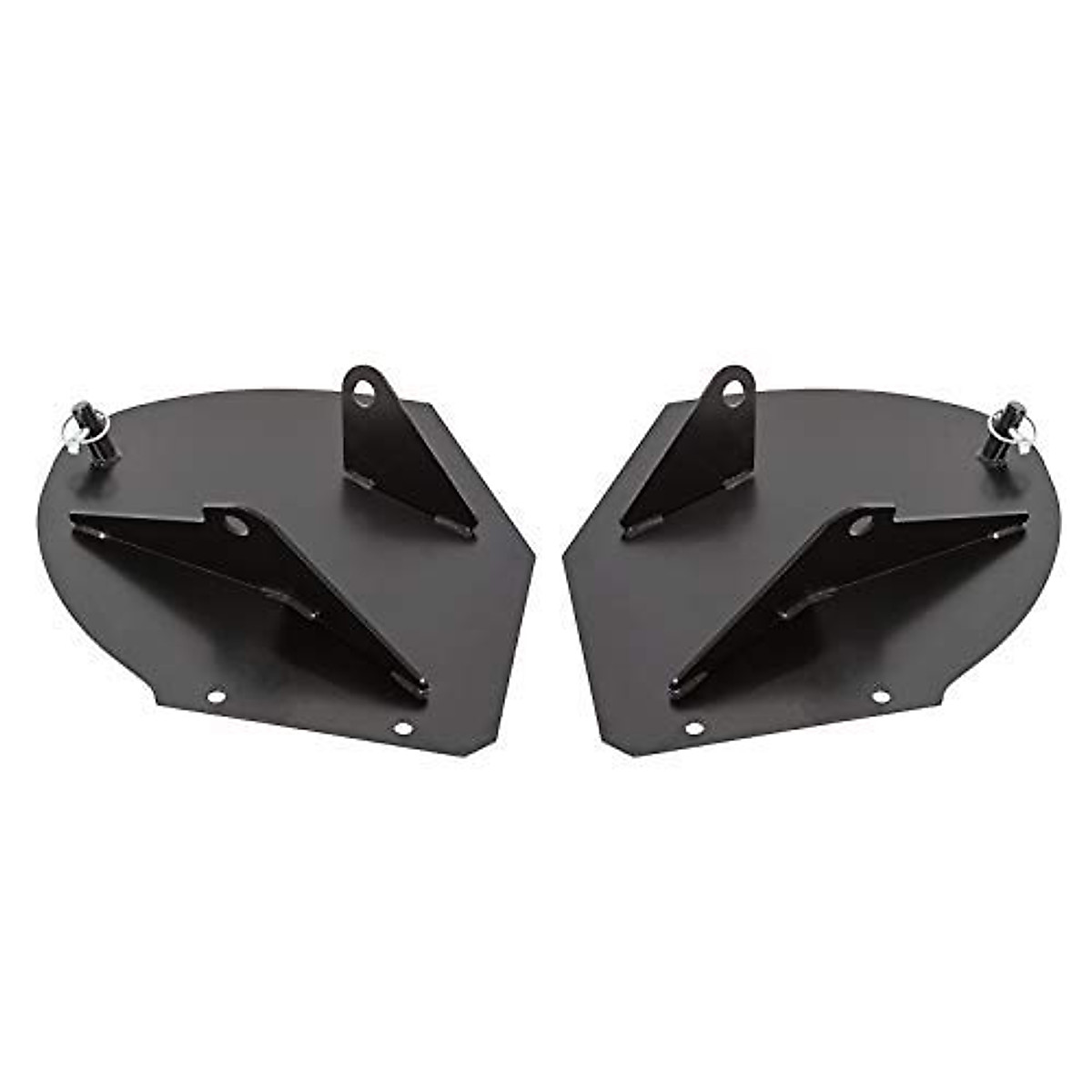 HECASA Universal Heavy Duty Snow Plow Pro-Wing Blade Extenders Extensions Replacement PW22 Compatible with Meyer Western Boss Snowplow Blade Extenders (Black)